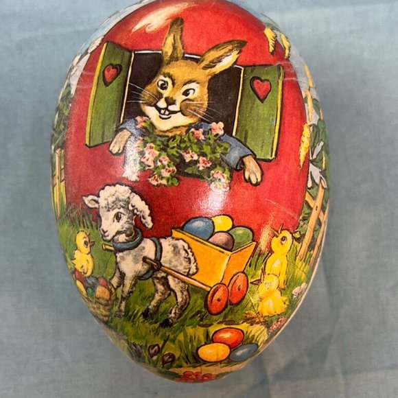 Holiday | Vintage Paper Mache Easter Egg Made In German Democratic ...
